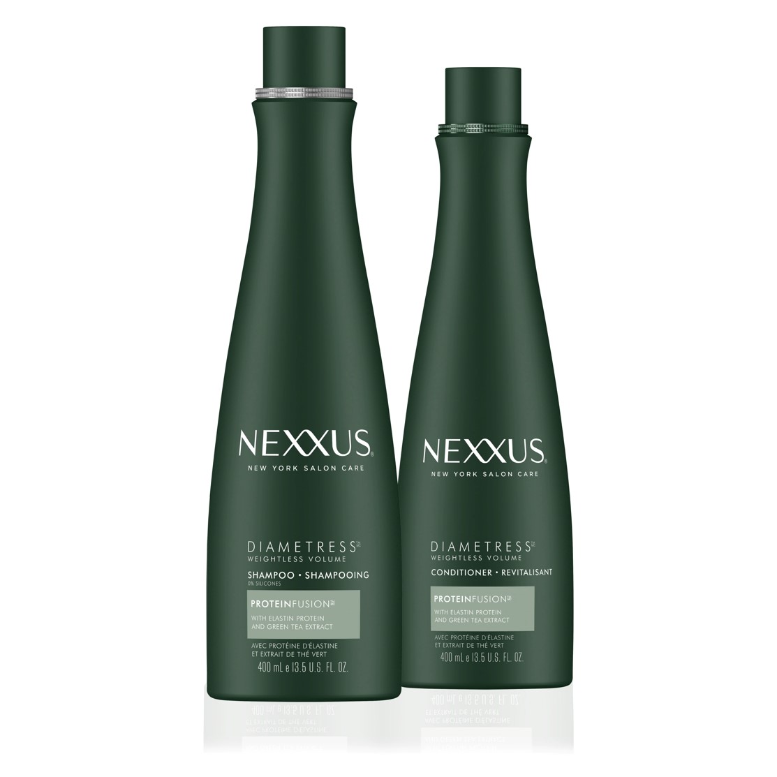 Nexxus Diametress Weightless Volume (Shampoo 400ml. + Conditioner 400ml ...