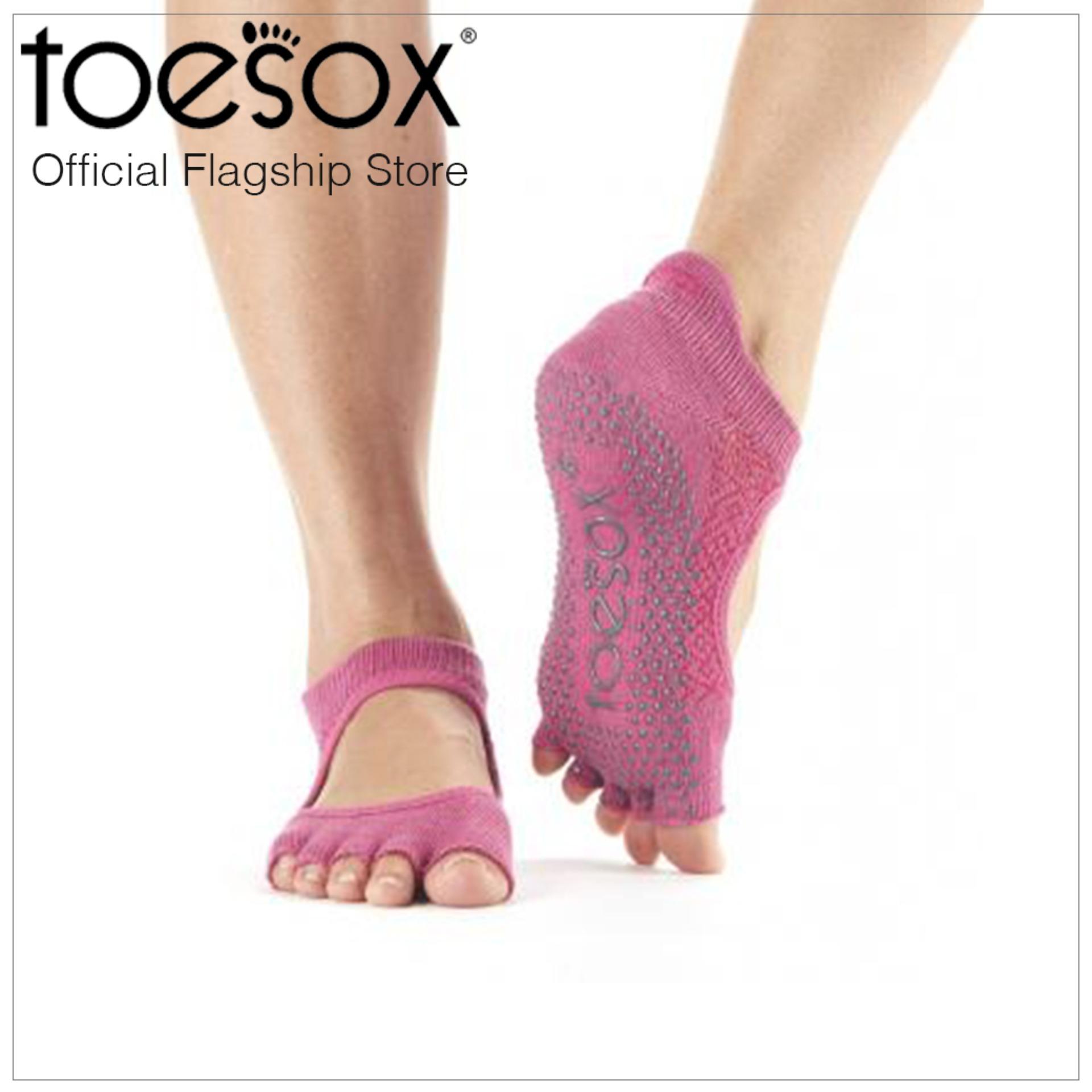 ToeSox โทซอคส์ ถุงเท้ากันลื่นแยกนิ้วเบลลาริน่า รุ่น Bellarina เปิด ...
