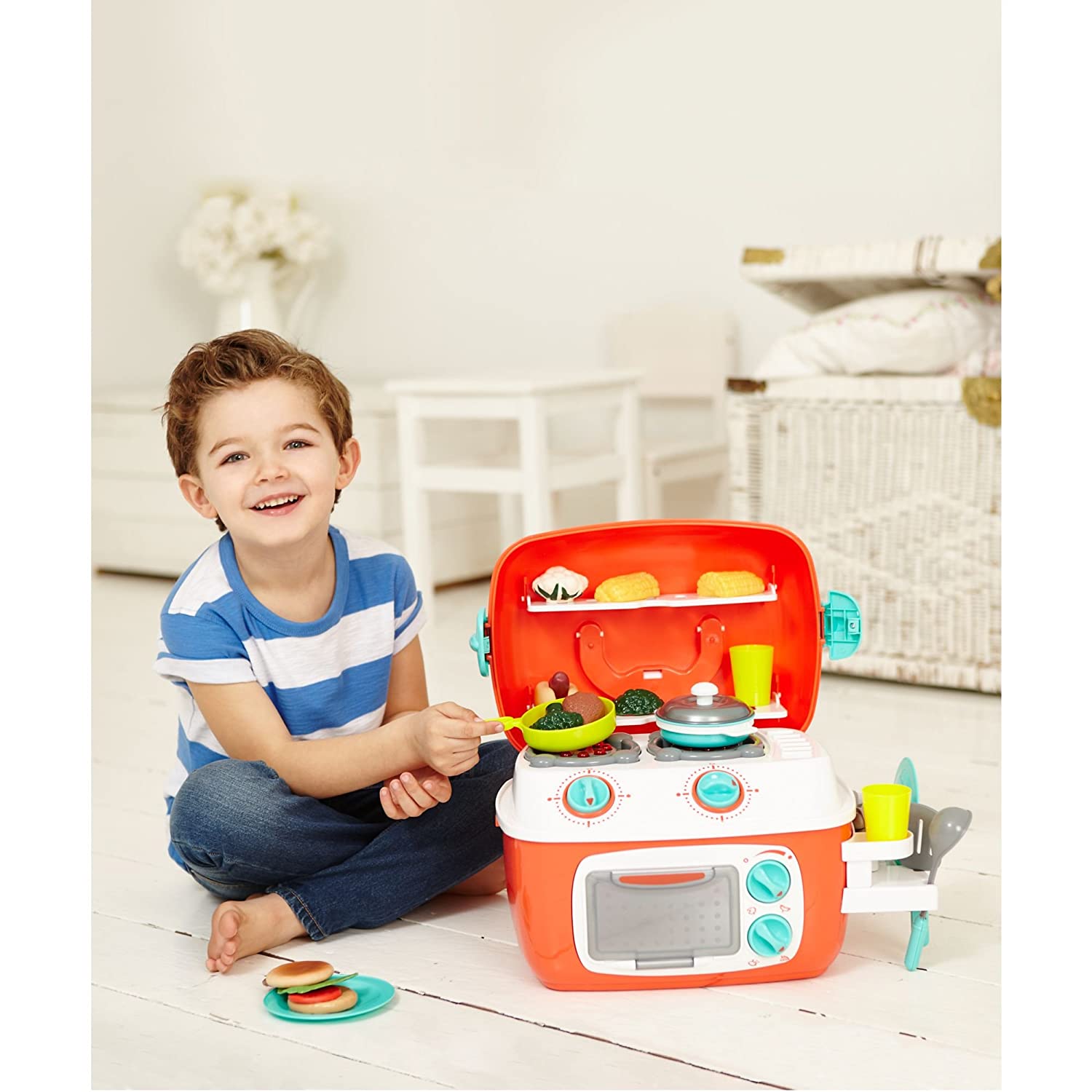 ของเล่นชุดเครื่องครัว ELC mini sizzling kitchen 142665 สำหรับเด็กอายุ 3 ...