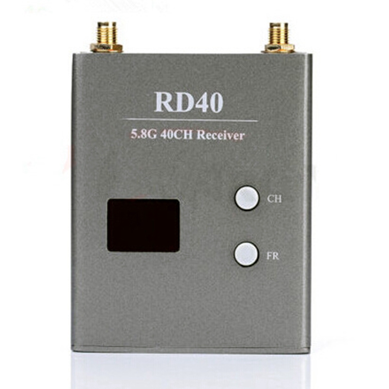FPV 5.8 GHz 40CH RD40 Raceband Dual Diversity Receiver with AV and Power Cord - QFU STORE - ThaiPick