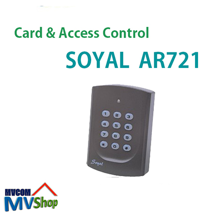 SOYAL AR 721 เครื่องควบคุมการเข้าออกประตูโดยทาบบัตร สามารถรองรับบัตรไดุ ...
