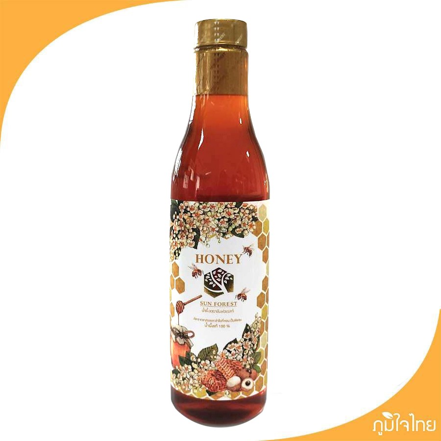 Sun Forest Honey น้ำผึ้งเกสรดอกลำไย ซันฟอเรสท์ ขนาด 1,000 กรัม ...