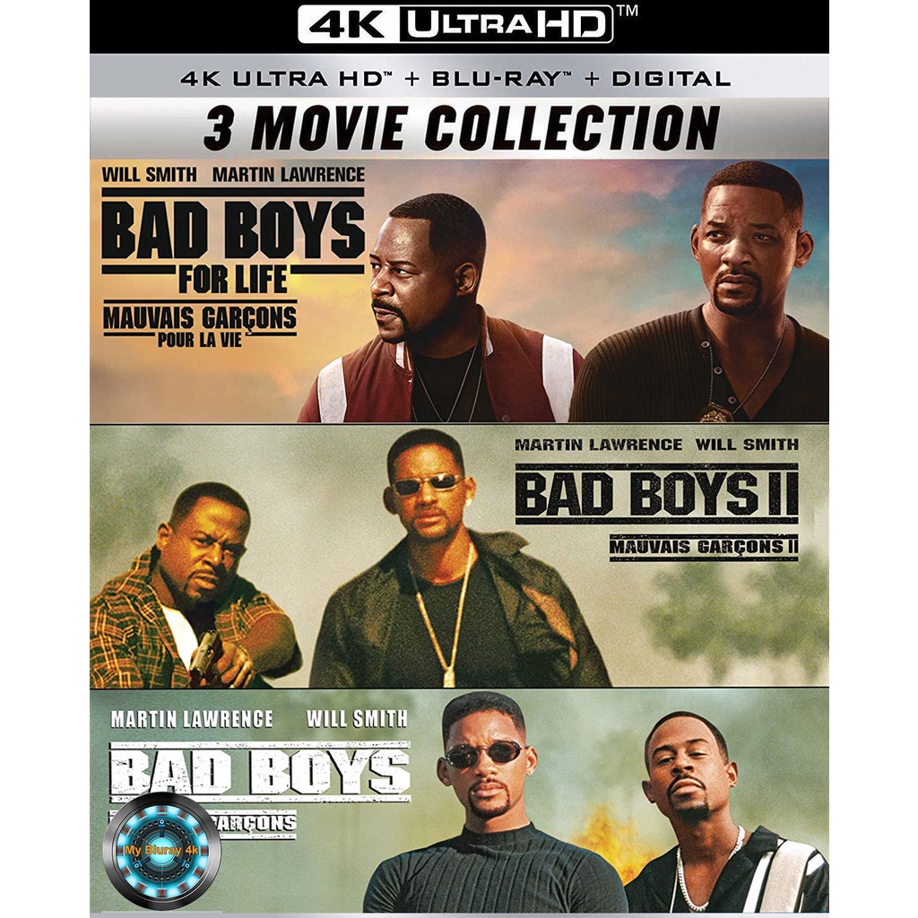 หนัง 4K UHD - Bad Boys Collection แบดบอยส์ คู่หูขวางนรก - ดิน 3 - ThaiPick
