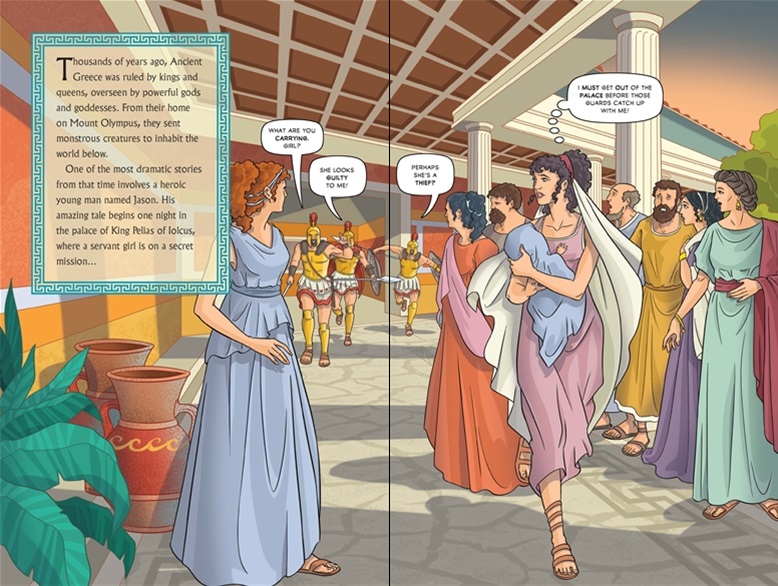 USBORNE GRAPHIC NOVEL:JASON AND THE ARGONAUTS BY DKTODAY - DKTODAY ดวงกมลสมัย - ThaiPick