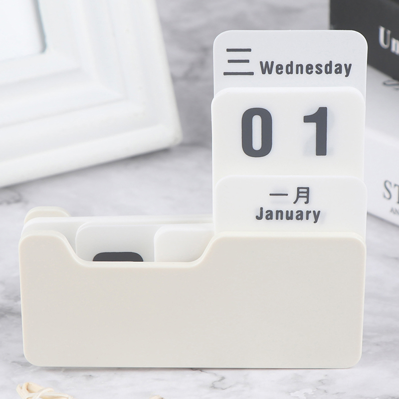 ChangAn Perpetual Calendar Diy Flip Calendar Crafts Home Office School ...