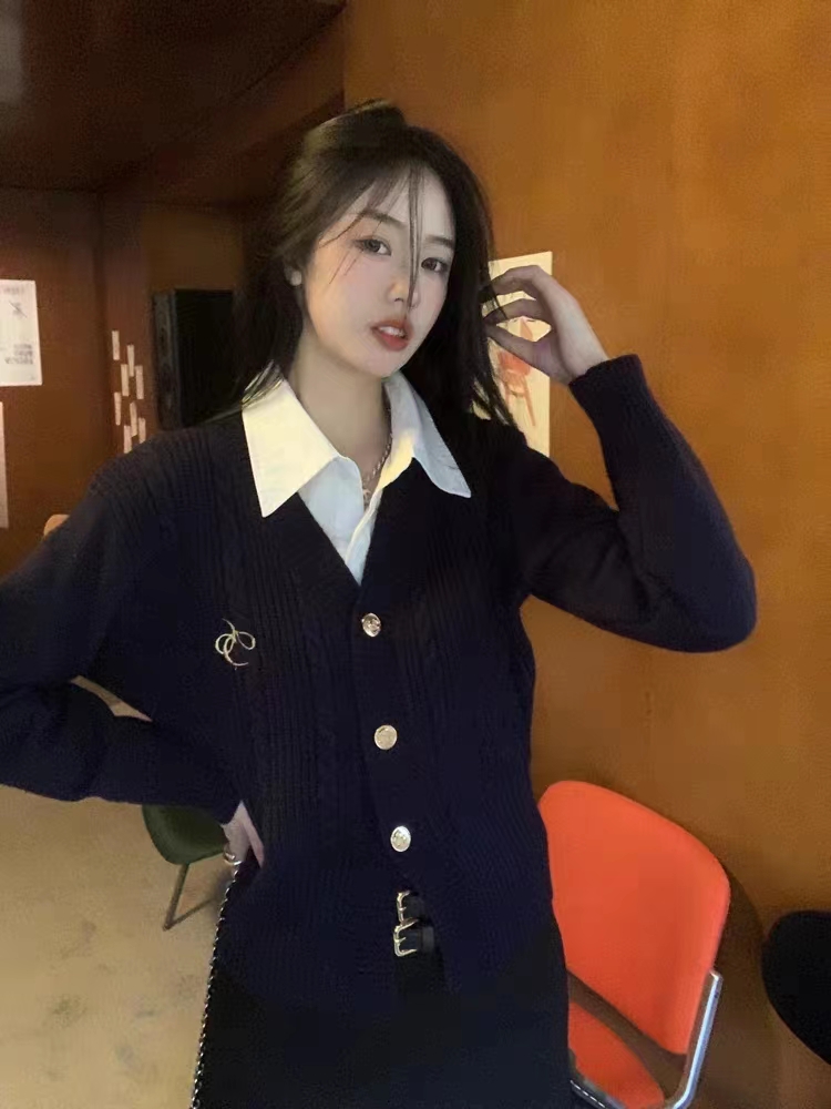 GAKKI เสื้อสเวตเตอร์ถักคาร์ดิแกนไหมพรมผู้หญิง ผ้านิ่มใส่สบาย ฟรีไซส์ พร้อมส่ง 1773# | Lazada.co.th