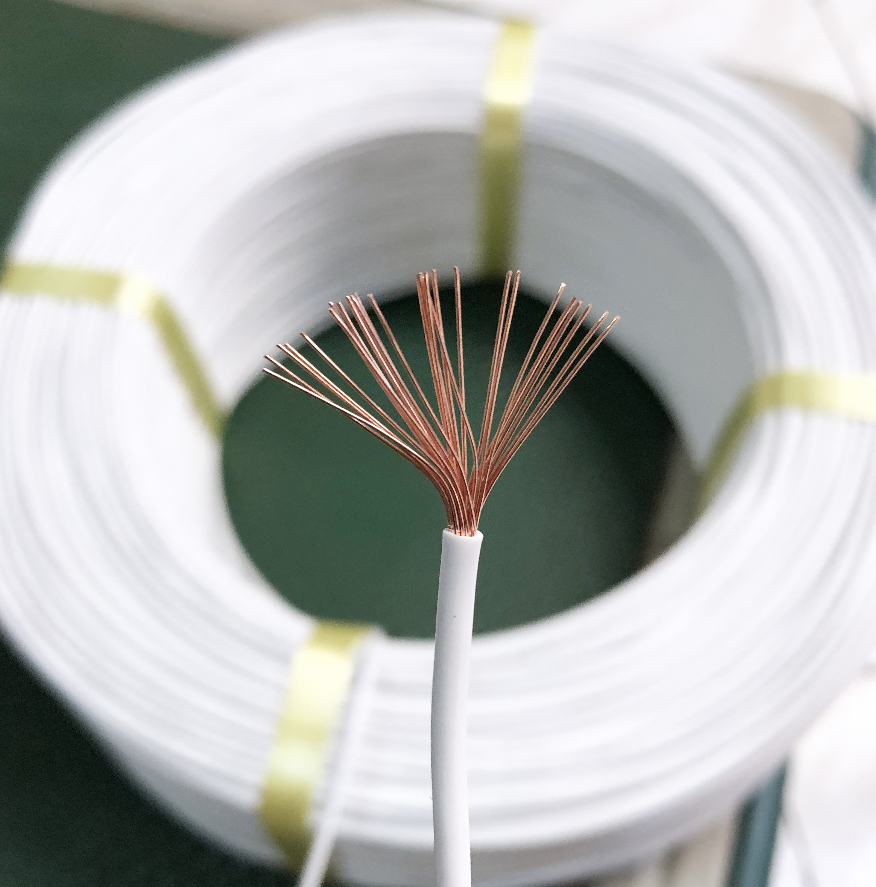 สายไฟ AVS 2sq.mm. สายไฟรถยนต์ เปลือกแข็ง ทองแดงเต็ม แท้ เกรดโรงงาน มีหลายสี ความยาว 1 เมตร (ตัด ...