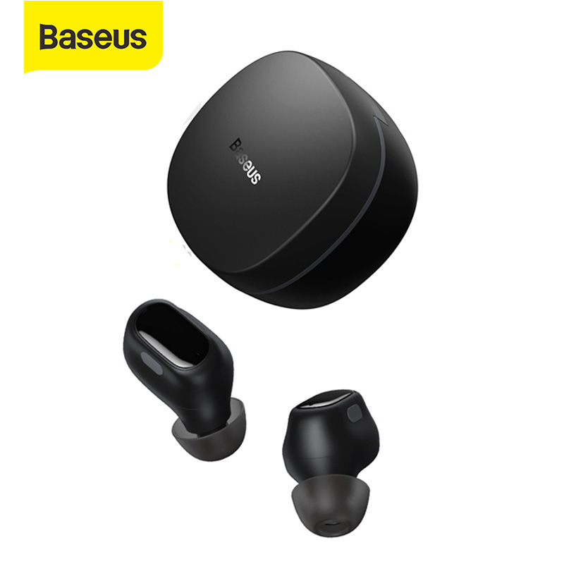 Baseus WM01 TWS หูฟังบลูทูธพร้อมไมโครโฟนสเตอริโอไร้สาย5.0ตัดเสียงรบกวน ...