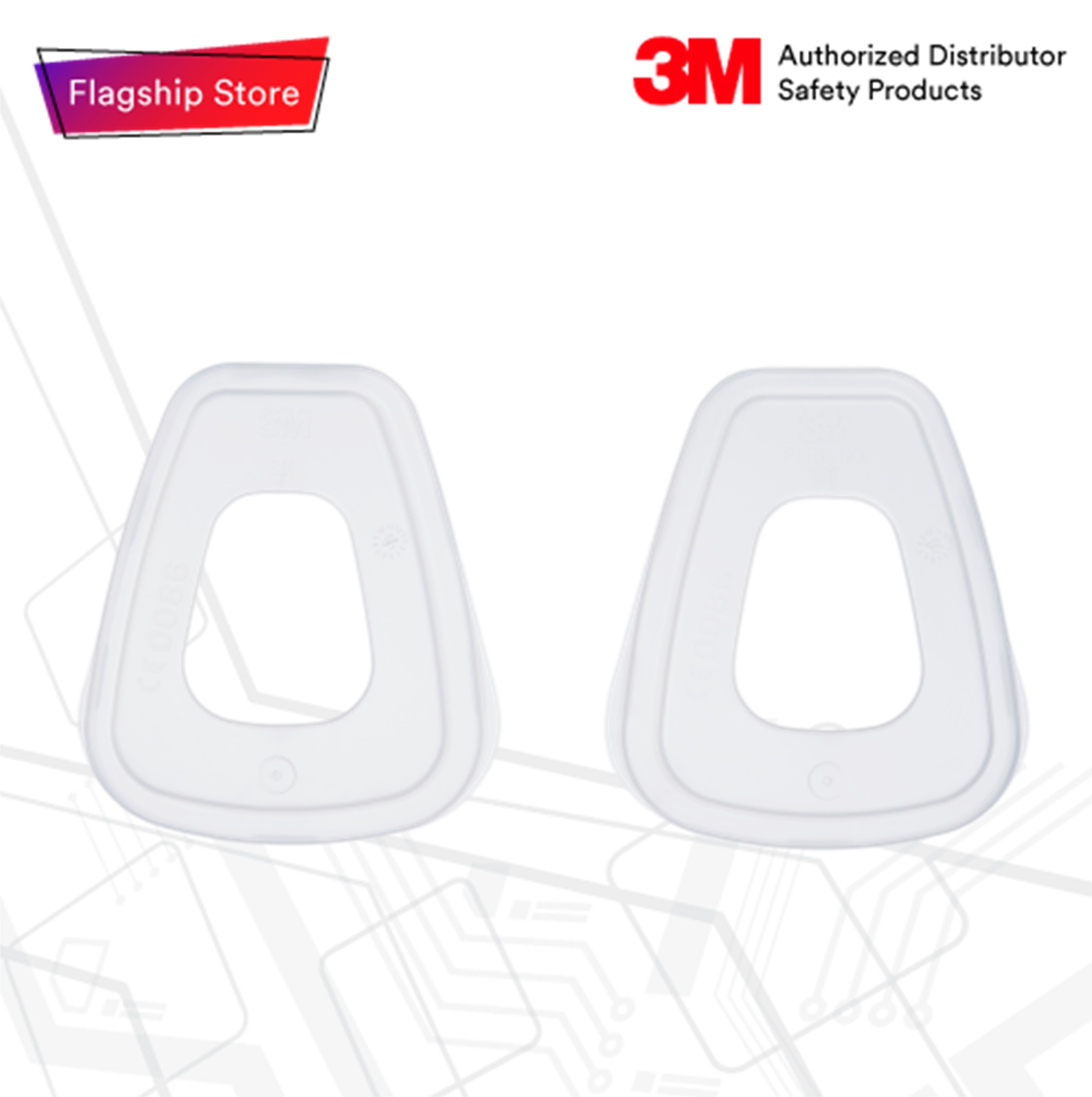 3M™ 501 ฝาครอบแผ่นกรองอนุภาค (2ชิ้น) | Lazada.co.th