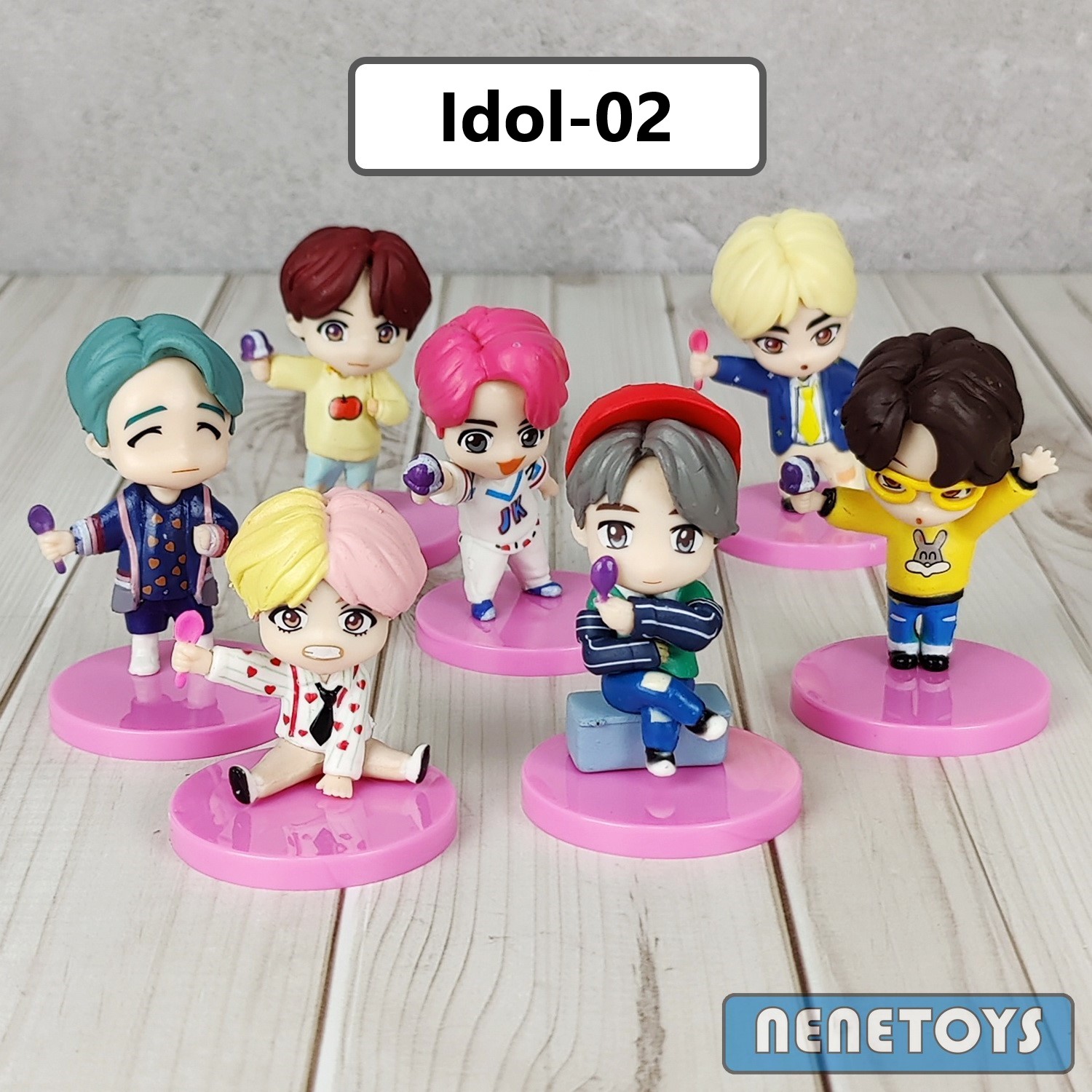 โมเดล KPOP BTS ชุด Idol / Dynamite / Mic Drop???? 7 pcs./set [ มี 4 ชุด ...