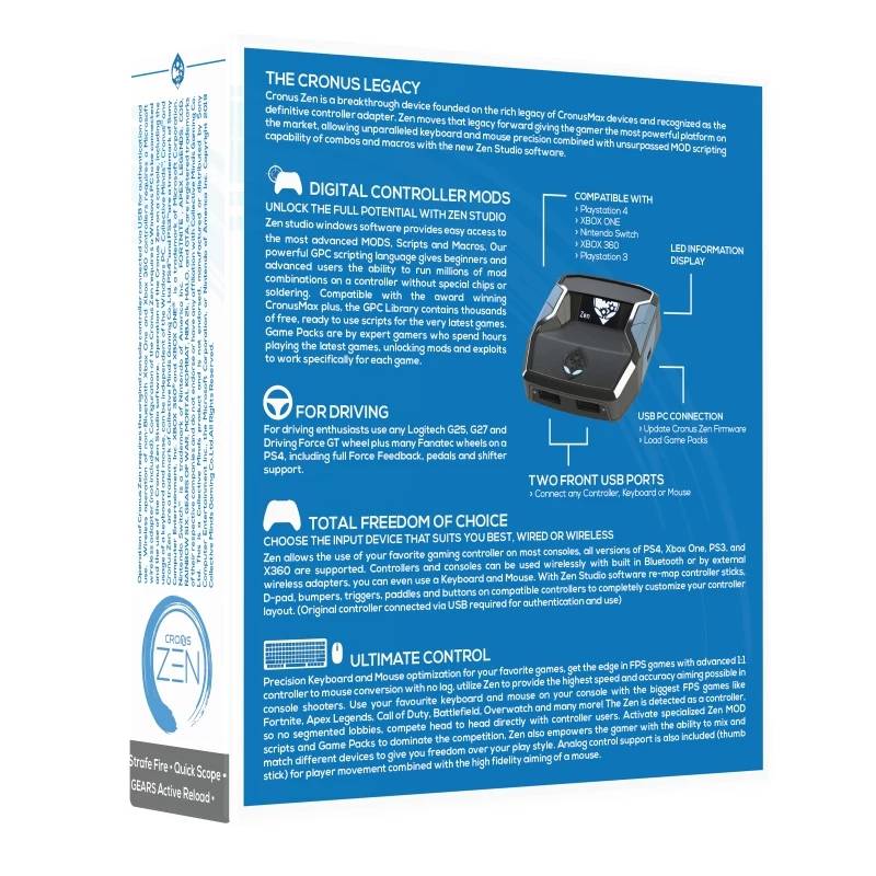 พร้อมส่ง ของแท้รับประกัน1ปี CRONUS ZEN ORIGINAL อะแดปเตอร์ PS4 PS5 ...