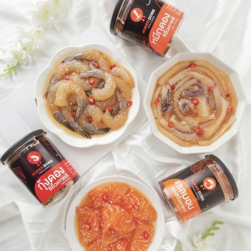 ☫ ????ของแท้·ส่งด่วน·ถูก???? 500G/PC โคเรียดอง กุ้ง / หมึก / แซลมอน /โฮ ...