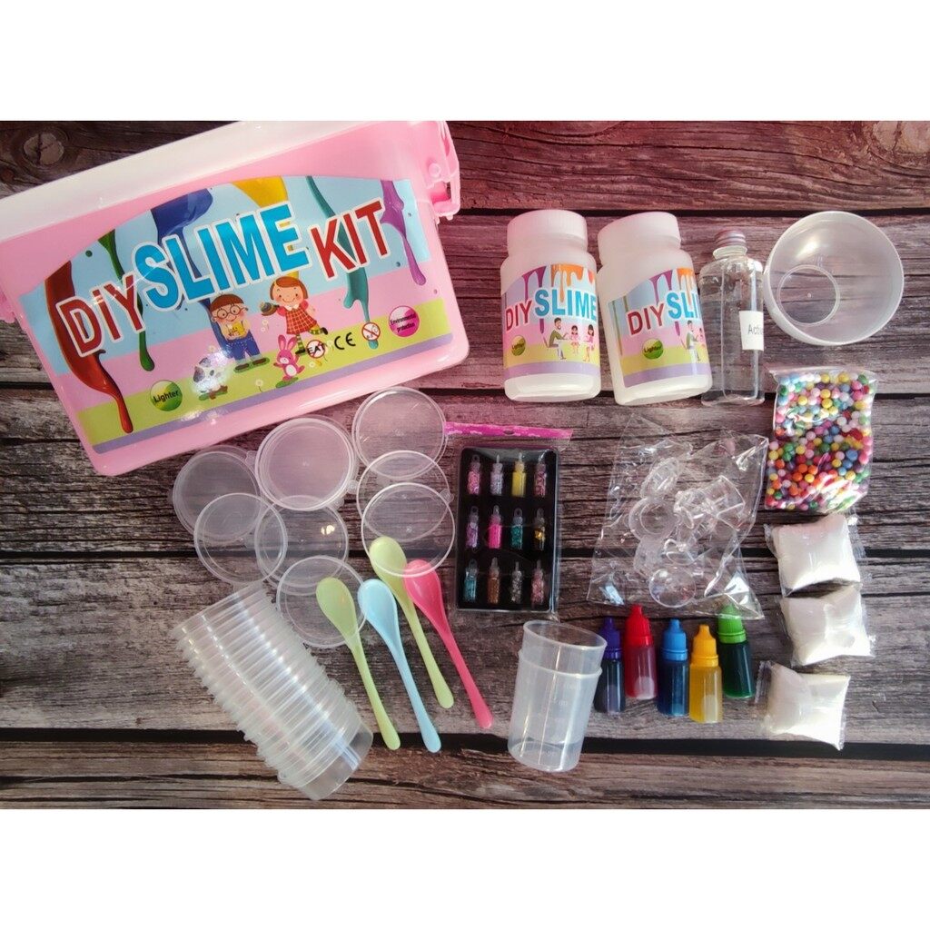 ⚘ชุดทำสไลม์ DIY Slime Set พร้อมส่งจากไทย ( สลาม, Slime, D.I.Y. สไลม์ ...