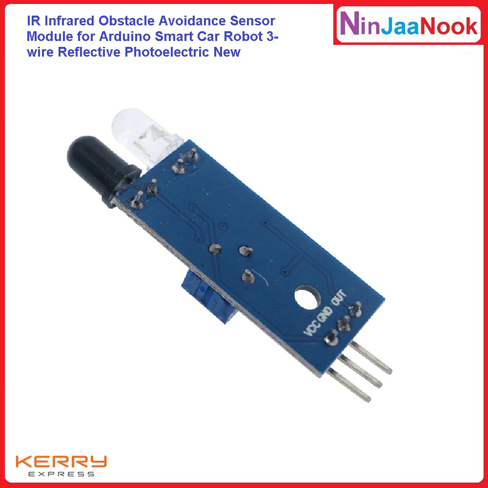 โมดูล เซ็นเซอร์ ตรวจจับ วัตถุ สิ่งกีดขวาง แสง IR Infrared Obstacle Avoidance Sensor Module for ...