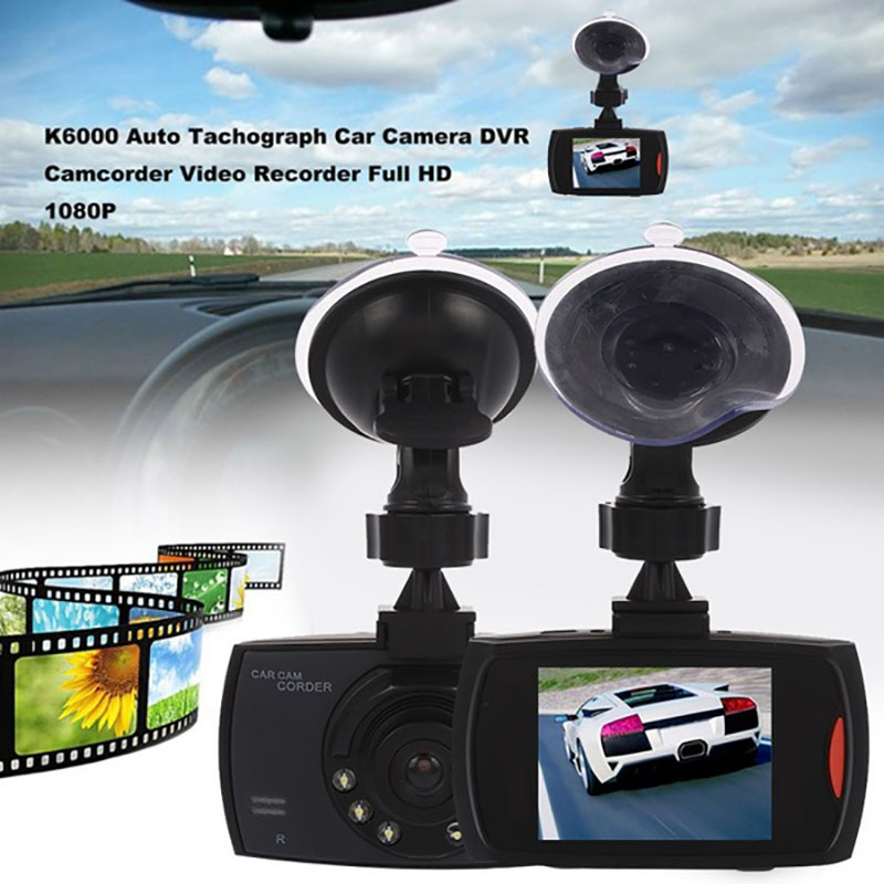 G30 Driving Recorder 6 LED Car DVR Camera Dash Cam Video 1080P 2.2inch ...