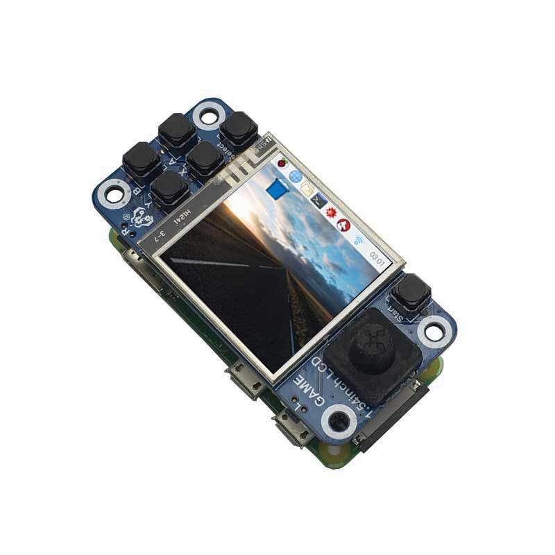 มินิเกมคอนโซลบอร์ดจอ1.54นิ้วจอแสดงผล LCD กดสำหรับ Raspberry Pi 2B/3B ...
