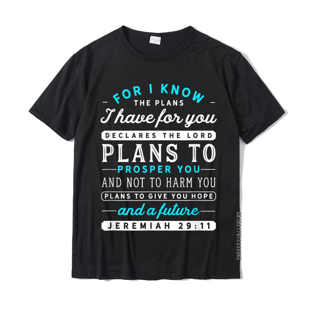 Christian Jeremiah 29 11 Hope Bible Verse Scripture Quote T-Shirt ...