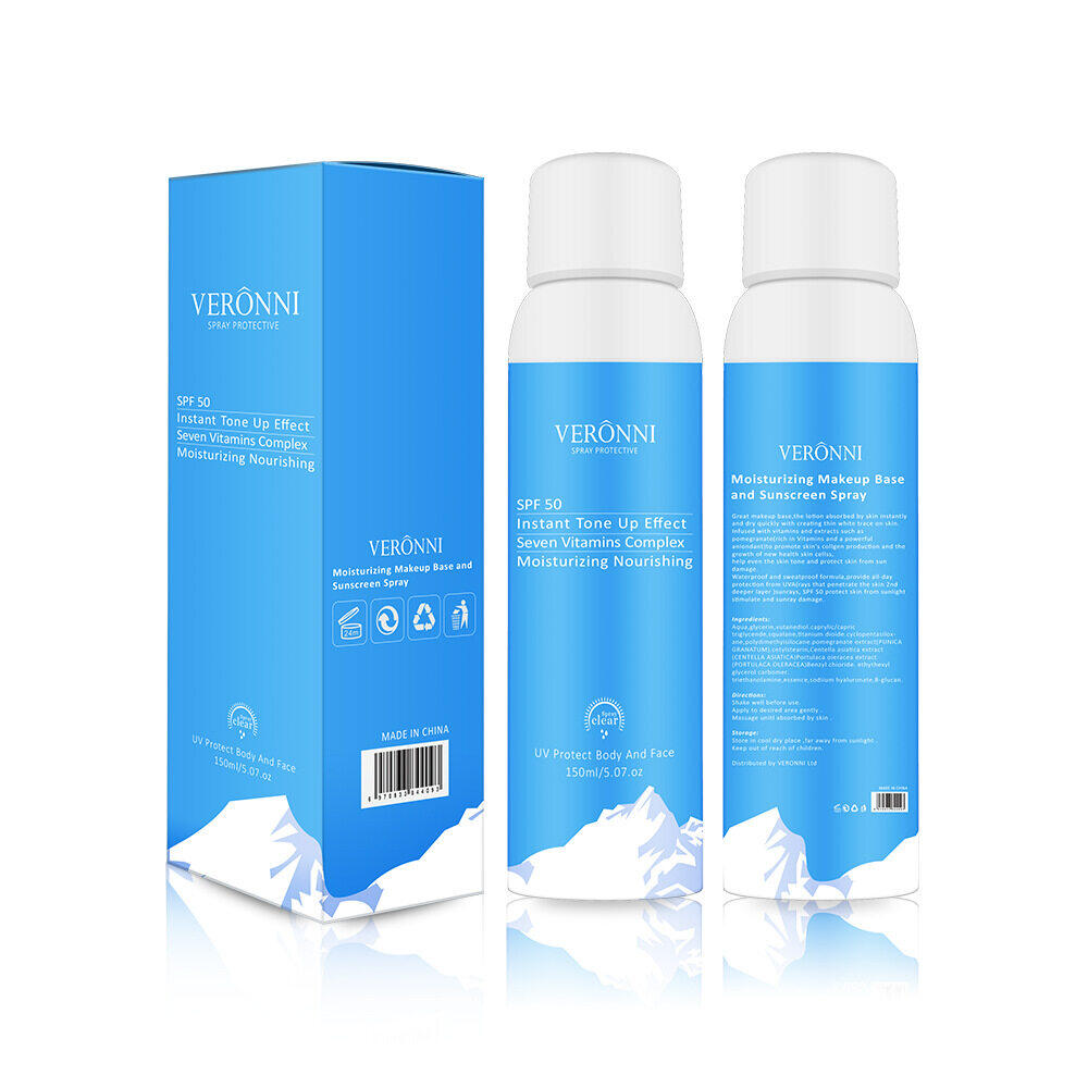 VERONNI ครีมกันแดดหน้า 150ml กันแดดหน้า กันน้ำกันเห่งือ คุมมัน สเปรย์ ...