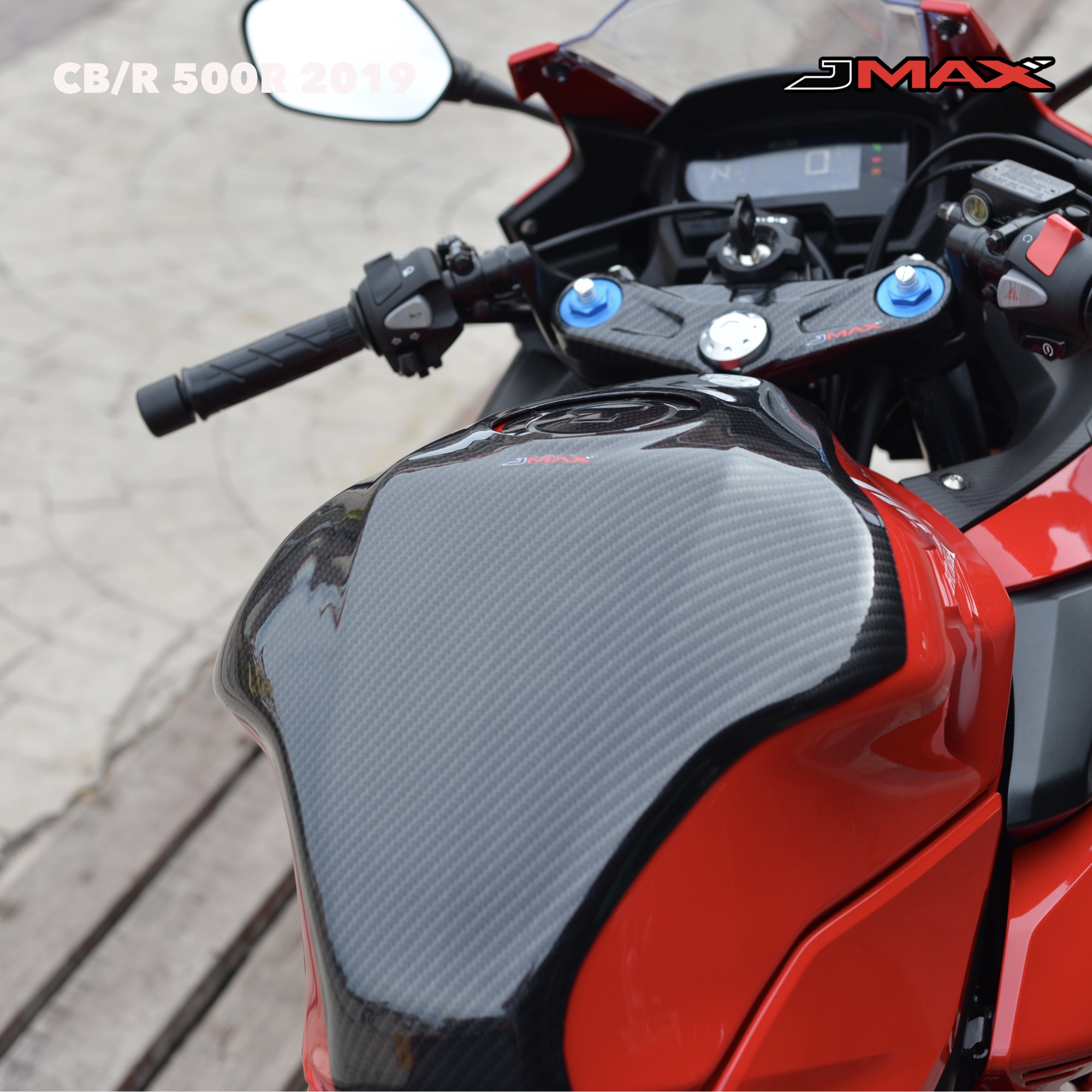 ครอบถัง Size Full การ์ดถังน้ำมัน Tank Guard Honda CBR500R CB500F ปี ...