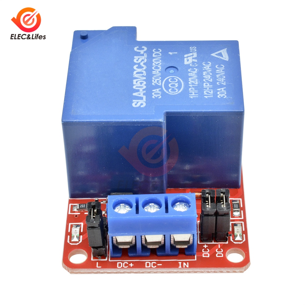 DC 5V 12V 24V 30A High Power 1 Channel Relay Module With Optocoupler ...