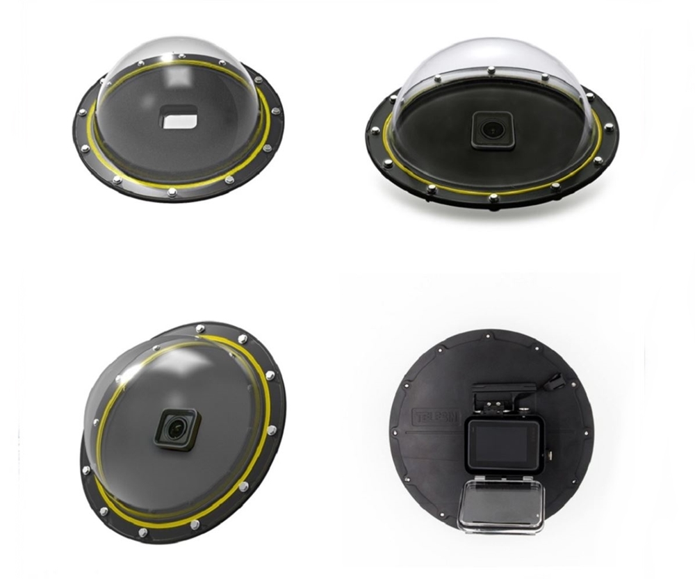 TELESIN 6" Dome Port for GoPro Hero5/ Hero6 with Floaty Bobber and ...