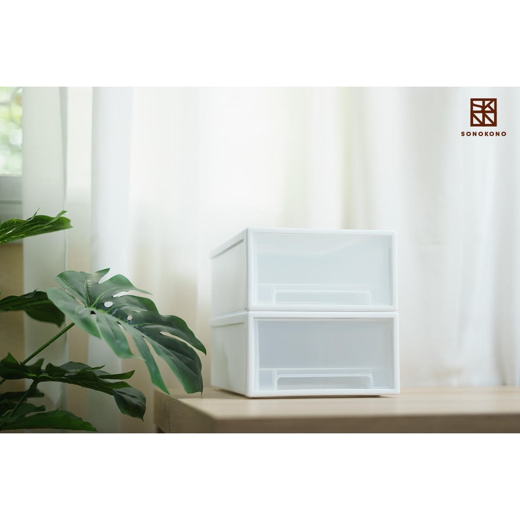 กล่องลิ้นชัก กล่องเก็บของสไตล์มูจิ (Muji) | Lazada.co.th