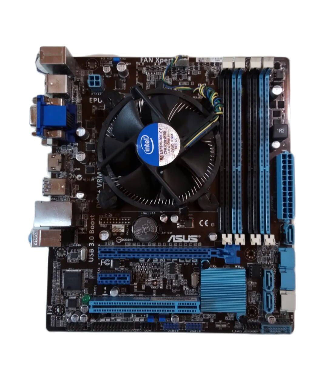 เมนบอร์ดพร้อม CPU i5 / i3 /G2020+ Mainboard ASUS B75M-PLUS (LGA1155 ...