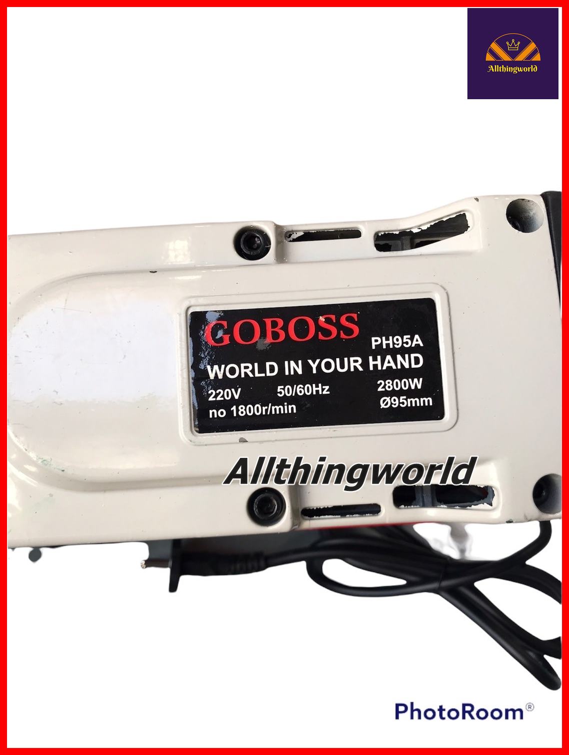 Goboss PH95A 2800W หนัก21 KG แย๊กสกัดปูน แย๊กสกัดไฟฟ้า แย๊กสกัดปูน คอนกรีต อิฐ สำหรับงานหนัก ...