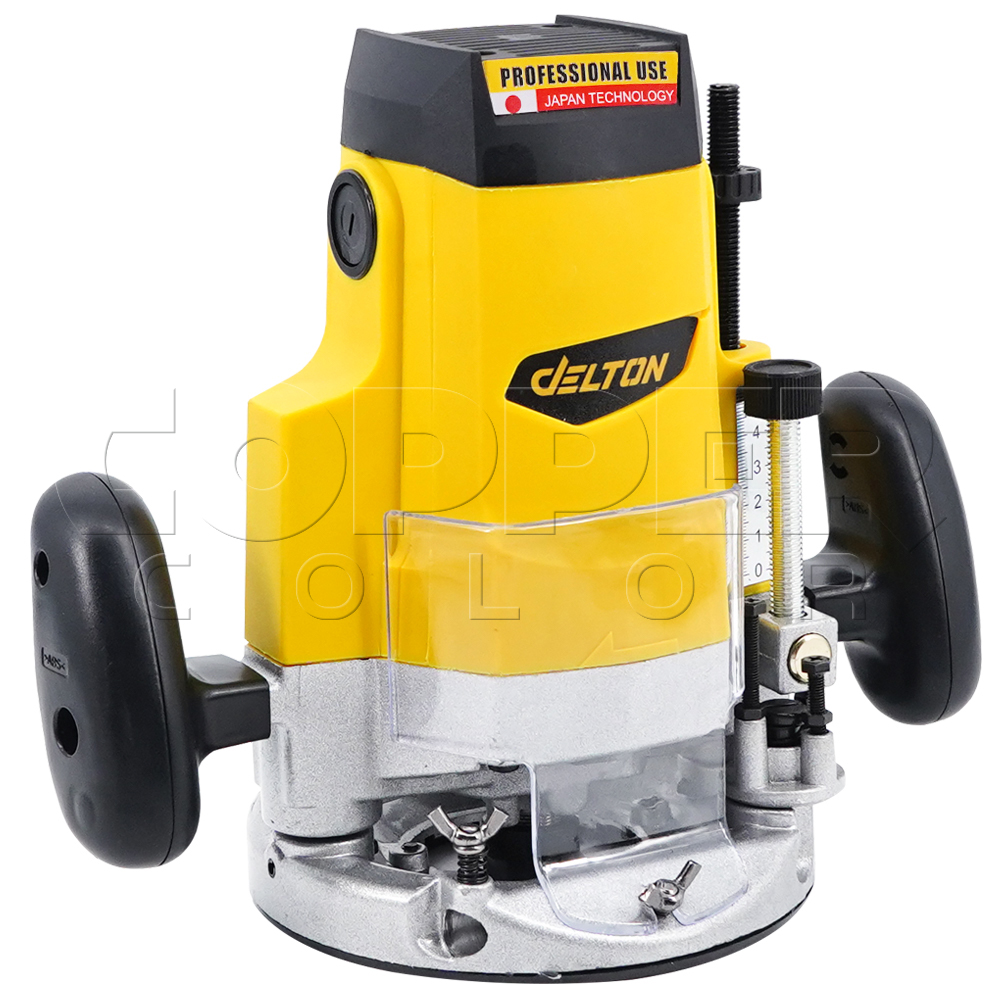 DELTON เร้าเตอร์ เครื่องเซาะร่องไม้ 2,200W ขนาด 1/2 นิ้ว 4 หุน Electric ...