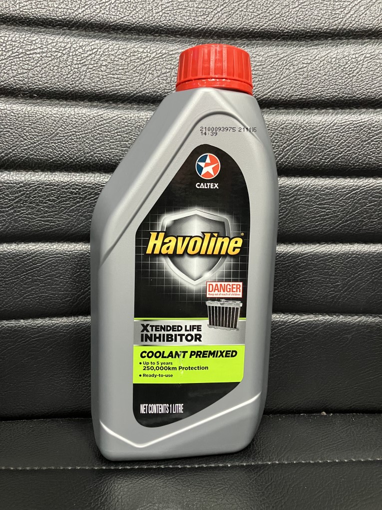 น้ำยาหม้อน้ำ Caltex Havoline Xtended Life inhibitor Premixed Coolant สี ...