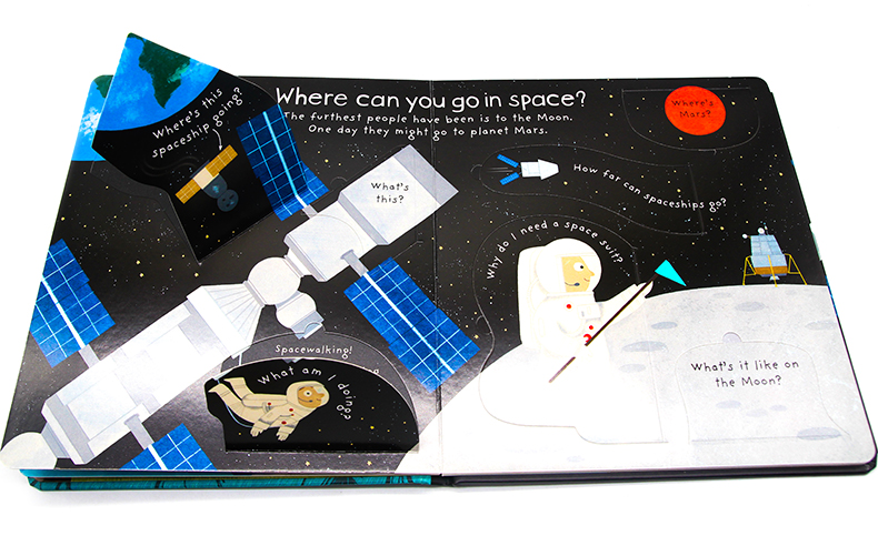 หนังสือภาษาอังกฤษ Usborne Lift The Flap Book First Questions and ...
