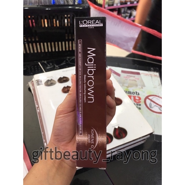 แท้พร้อมส่ง (ไม่รวมไฮ) LOreal Professionnel Majibrown ลอรีอัล มาจิบราว ...