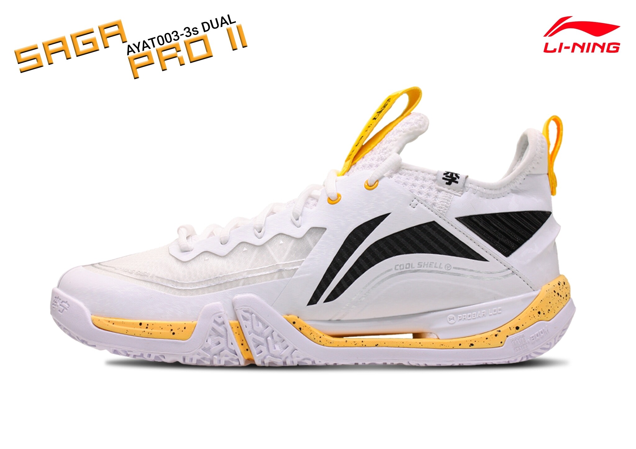 LI-NING รองเท้าแบดมินตัน SAGA PRO II (AYAT003) BADMINTON SHOES - Li ...