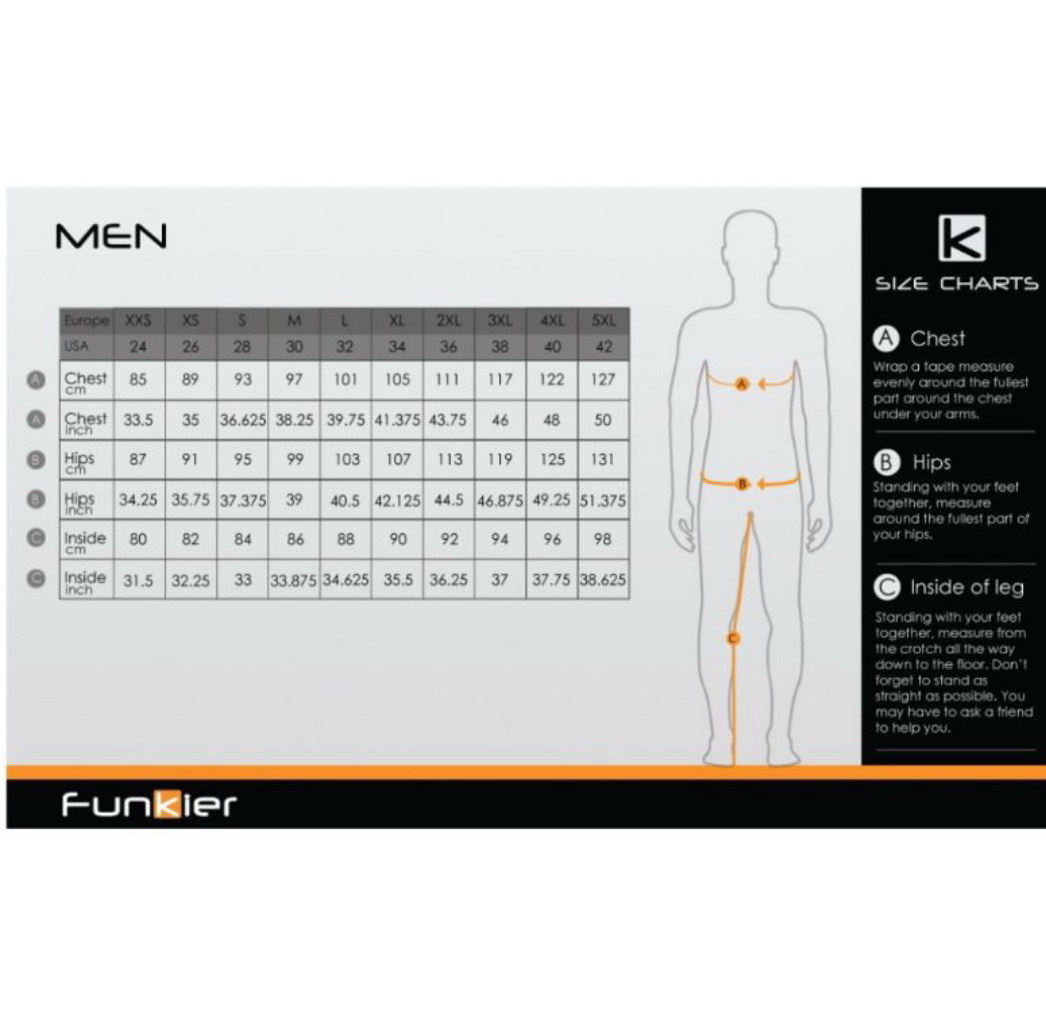 กางเกงปั่นจักรยาน FUNKIER รุ่น S2842-C14 เป้าโปร สีดำแดงดำน้ำเงิน ...