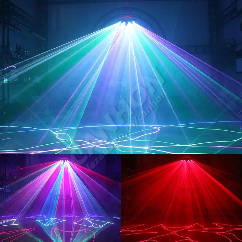 Laser 4Heads 7Colors Light 1000mw ไฟเลเซอร์แท้ คุณภาพสูง 4หัว7สี เหมาะ ...