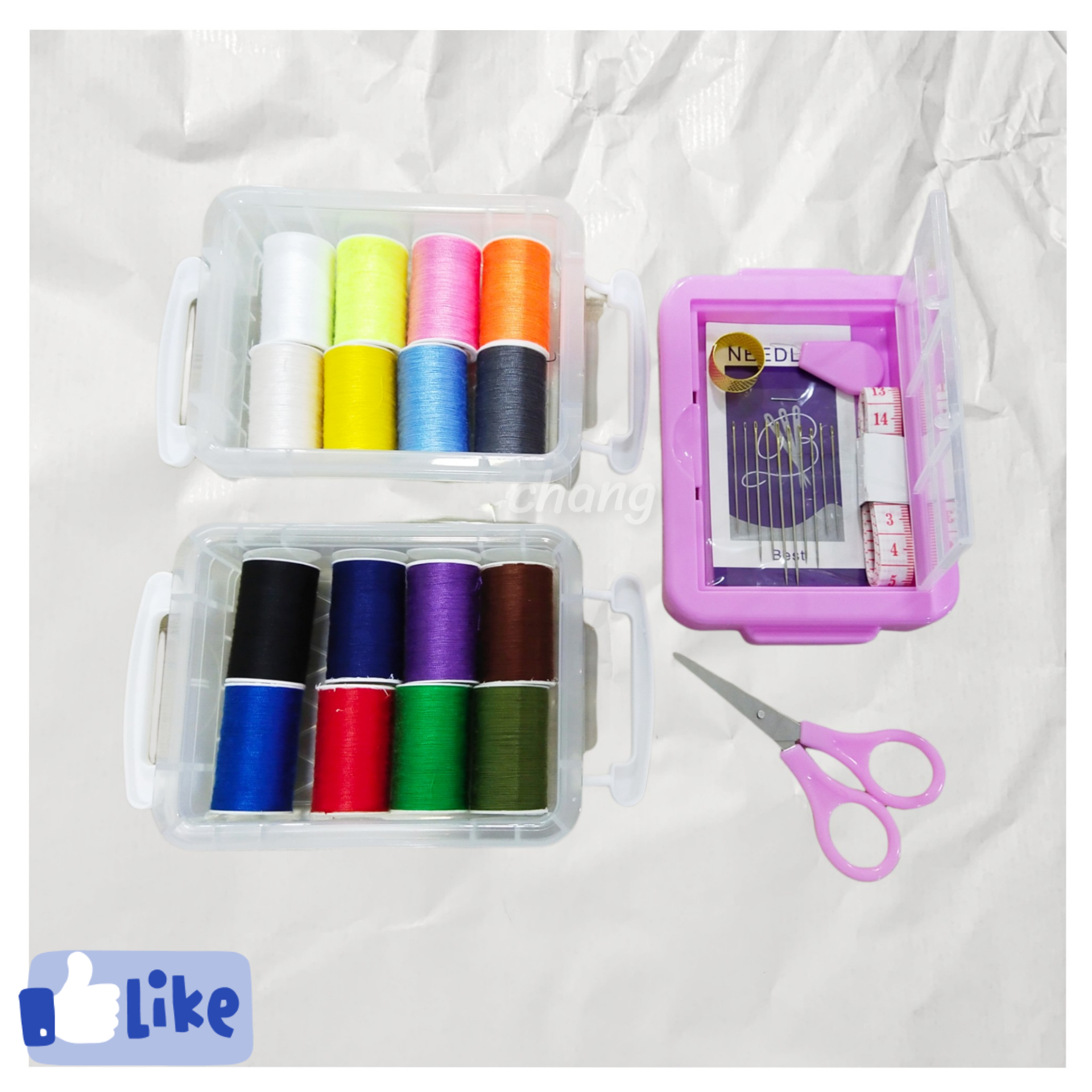 ชุดอุปกรณ์เย็บผ้า ด้าย เข็ม ครบเซ็ท ขนาดพกพา CH0670โปรดอ่านรายละเอียดก่อนสั่งซื้อค่ะ - chang999 ...
