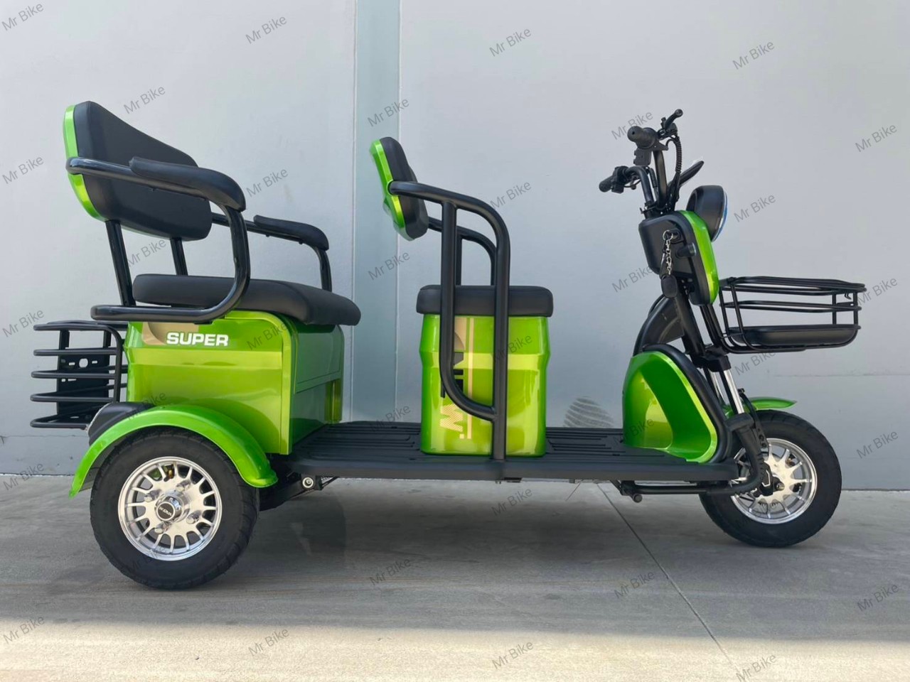 พร้อมส่ง สามล้อรถไฟฟ้า 2 ตอน รุ่น TT6 ( ไม่มีหลังคา) มอร์เตอร์ 650 ...