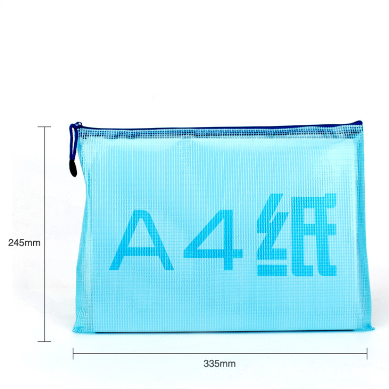 1Pcs A3 A4 A5 A6 Waterproof Plastic Zipper Paper File Folder Book ...