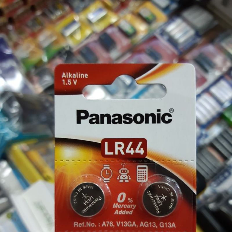 QWA ♣(ของแท้บริษัทโฉมใหม่) ถ่าน Panasonic LR44, A76, AG13, L1154F 1.5V ...