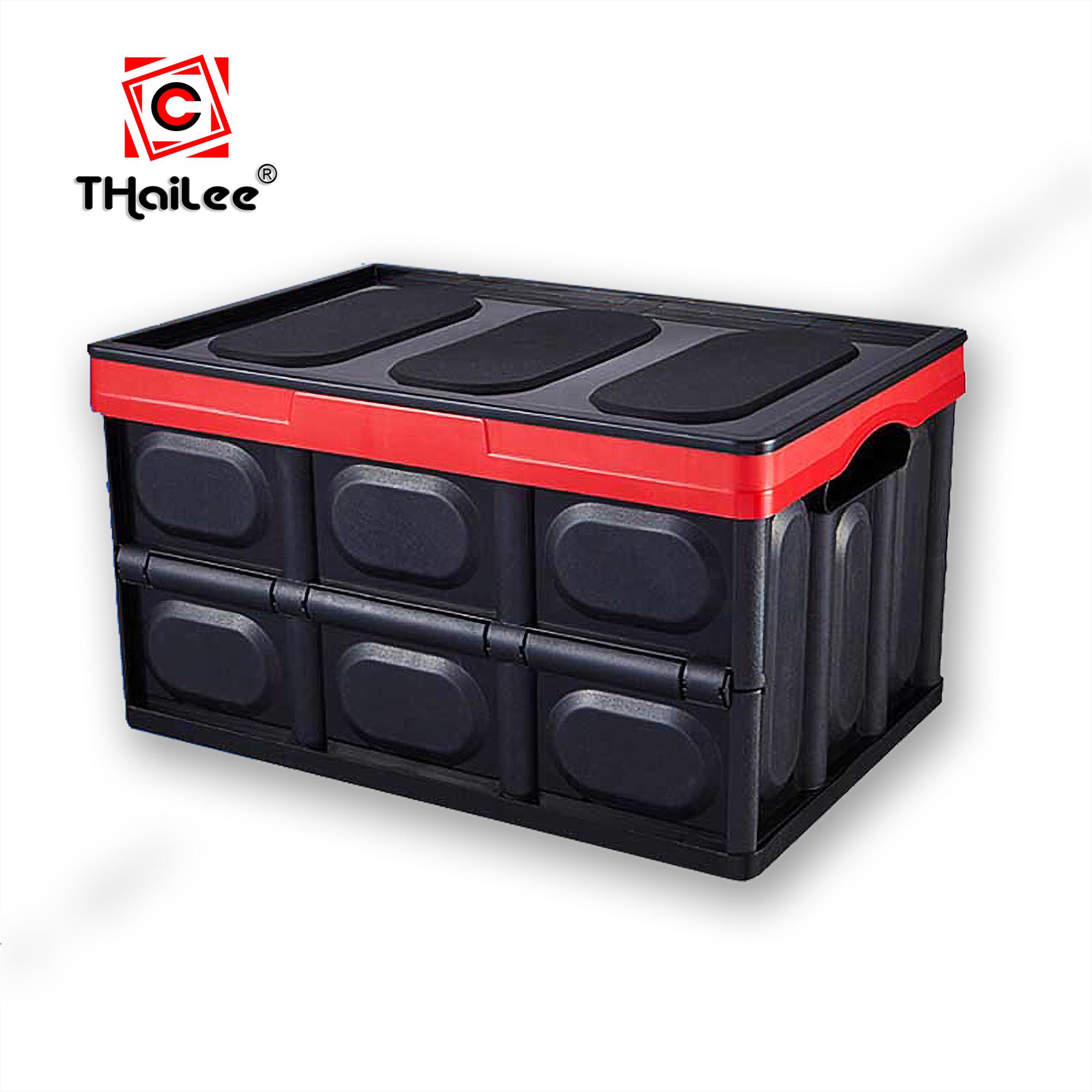 THaiLee กล่องเก็บของพับได้ พับเก็บได้ 30ลิตร 55ลิตร ประหยัดพื้นที่เมื่อ ...