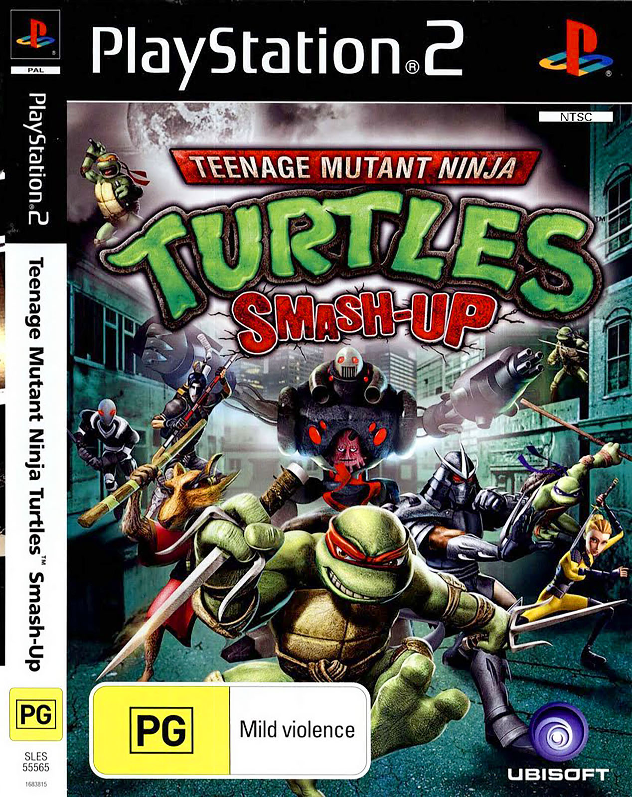 💿 แผ่นเกมส์ PS2 💿 Teenage Mutant Ninja Turtles Smash-Up ⚔️ PlayStation ...