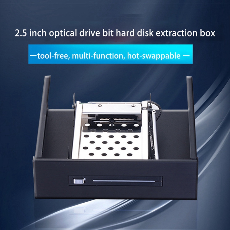 HDD SSD 5.25 Inch Optical Drive Panel Compatible 2.5-Inch SATAIII 7-9 ...