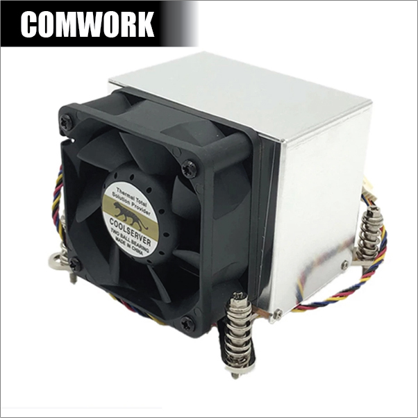 พัดลม ซีพียู 1U SERVER Intel LGA 1150 1151 1155 1156 1366 2011 2011-3 ...