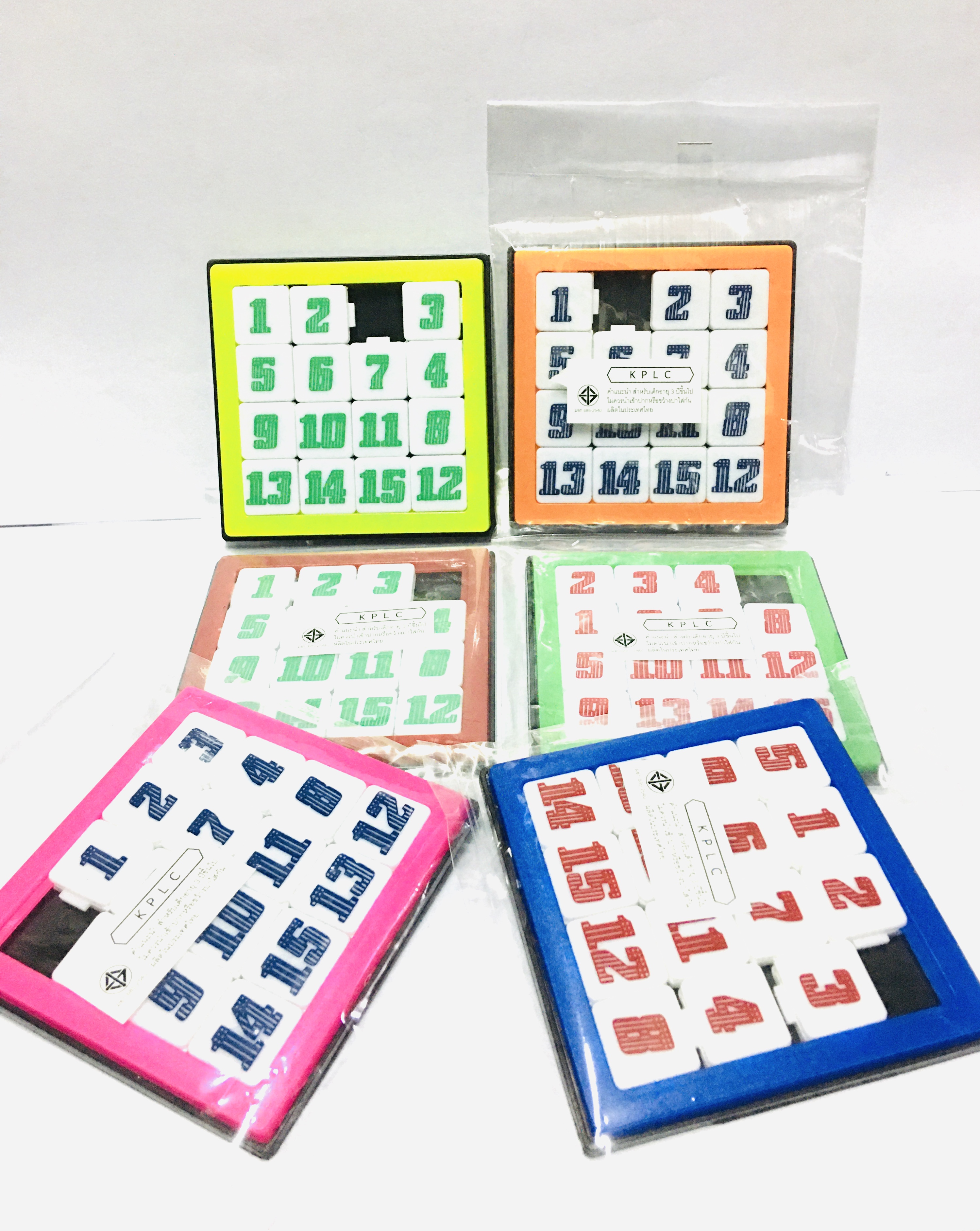 6 ชิ้น เกมเรียงตัวเลข number sorting game number sliding game เกมเลื่อน ...