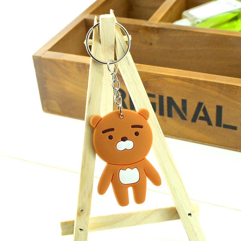 ¤ PVCKeychain Silicone Creative Soft Rubber Key Exquisite Gift Gift ...