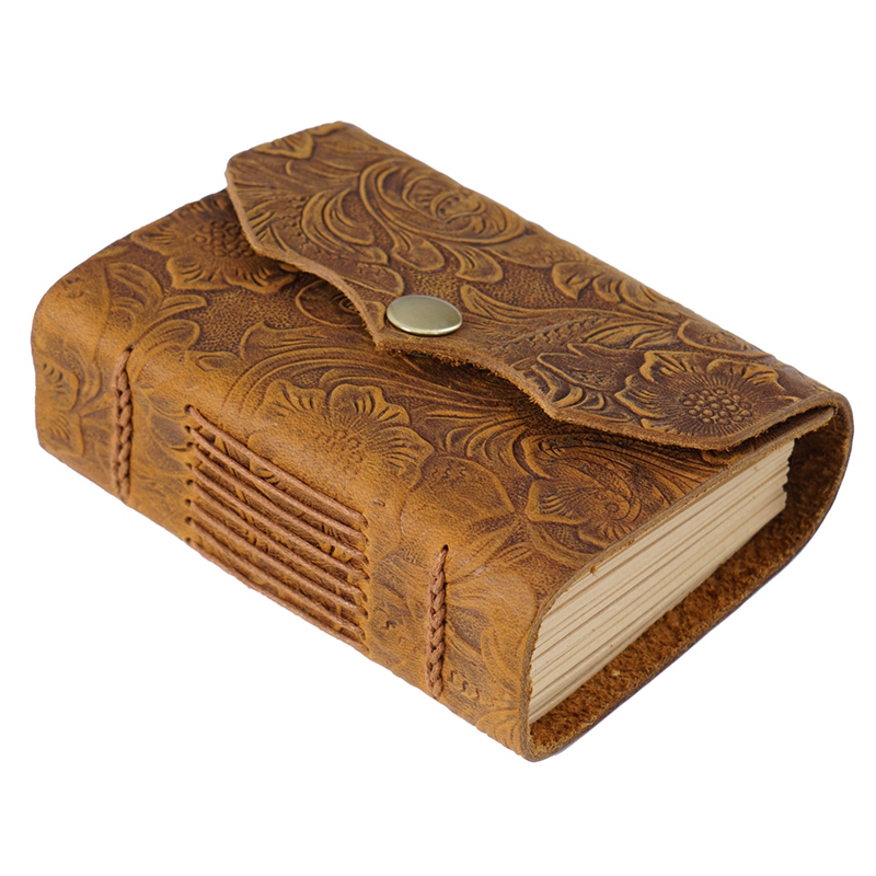 Handmade Leather Notebook Portable Pocket Outside Journal Travel ...