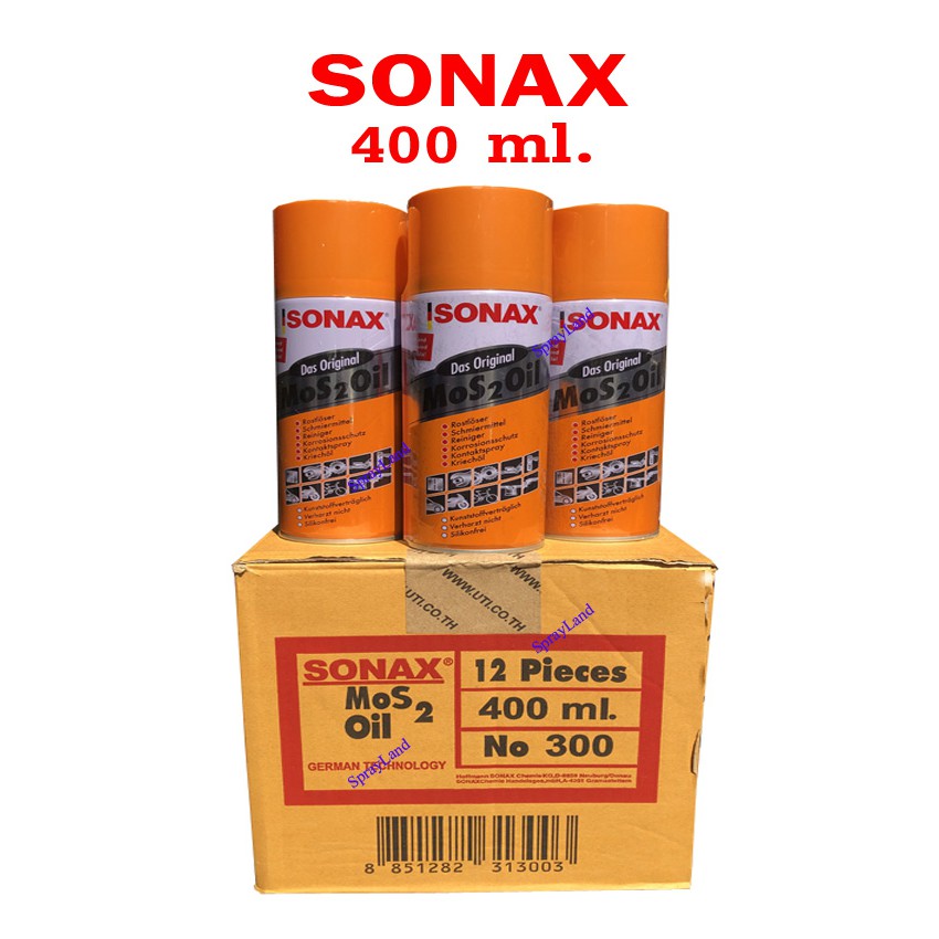 (ยกลัง 12 กป) Sonax ขนาด 200 ml โซแนค น้ำมันเอนกประสงค์ สเปรย์หล่อลื่น - TJ Enterprise - ThaiPick