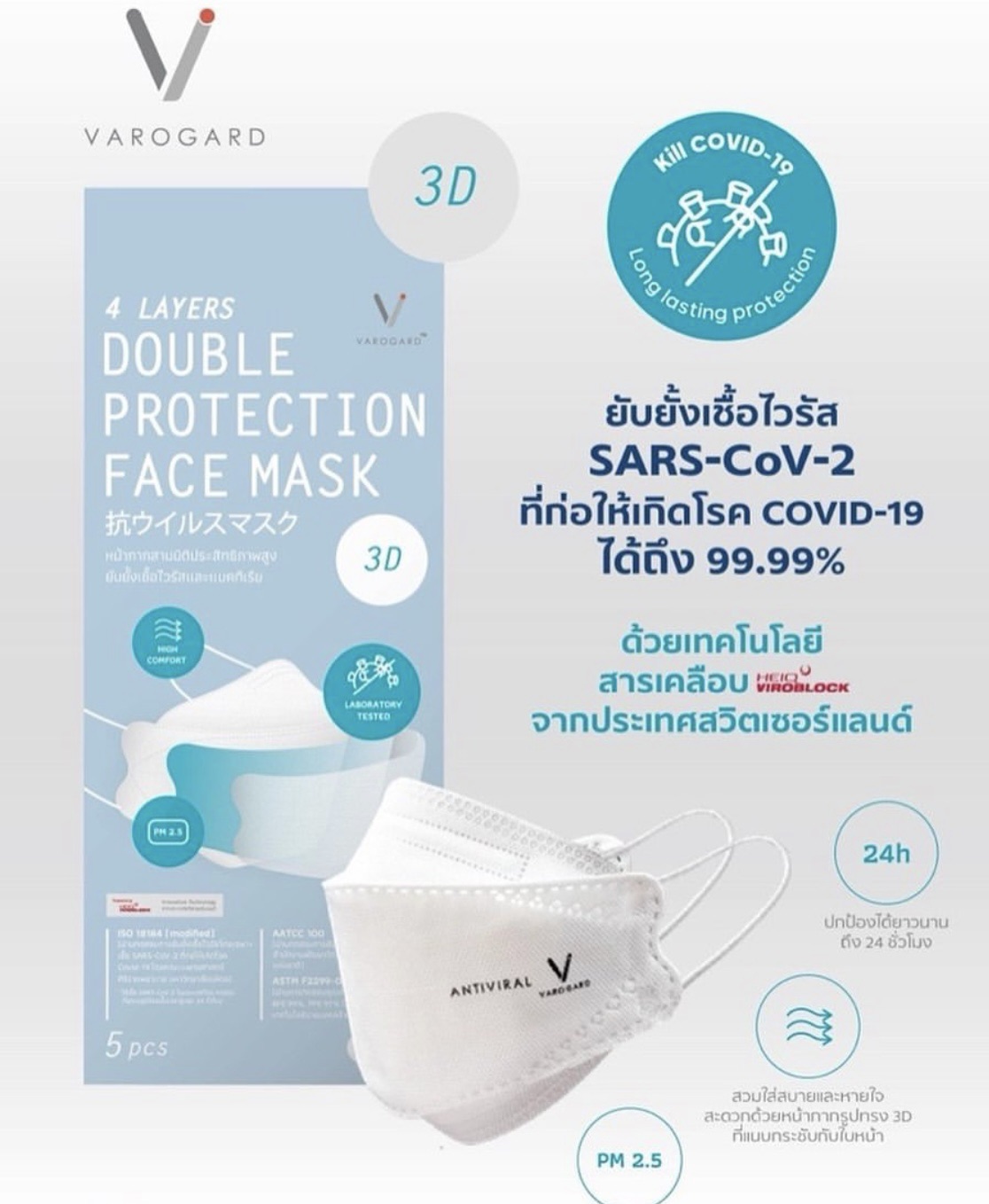 4 layers double protection face mask - Sophi - ThaiPick