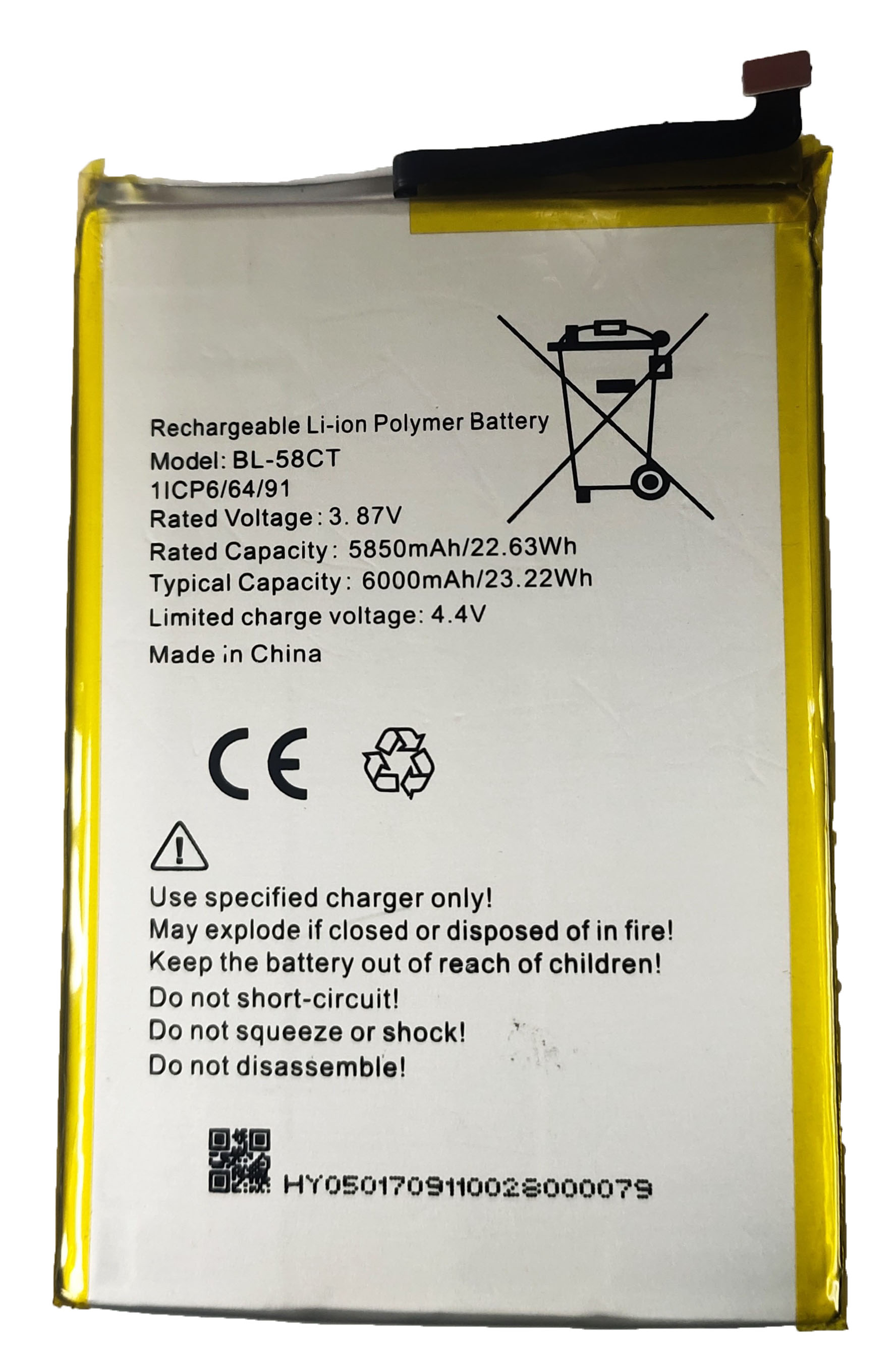 แบตเตอรี่ Tecno Spark 7 (BL-58CT) รับประกัน 3 เดือน | Lazada.co.th