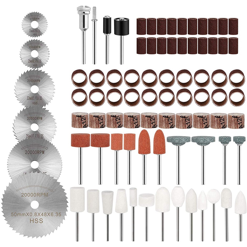 83 Pcs Rotary Tool Accessory Set with Organizer Case for Easy Cutting ...